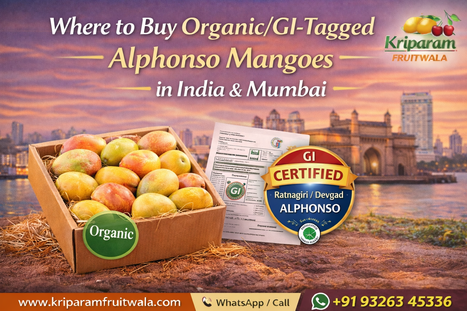Where to Buy Organic & GI-Tagged Alphonso Mangoes in India & Mumbai ...