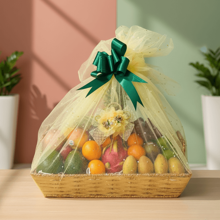 Regal Indulgence Fruit Basket | Diwali, Corporate Gifting & Wedding ...
